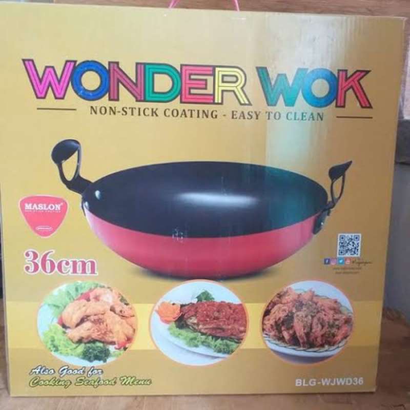 Promo Wonder Wok 36 Cm / Wajan Penggorengan Diskon 23% Di Seller Ashoca Store - Cengkareng Barat ...