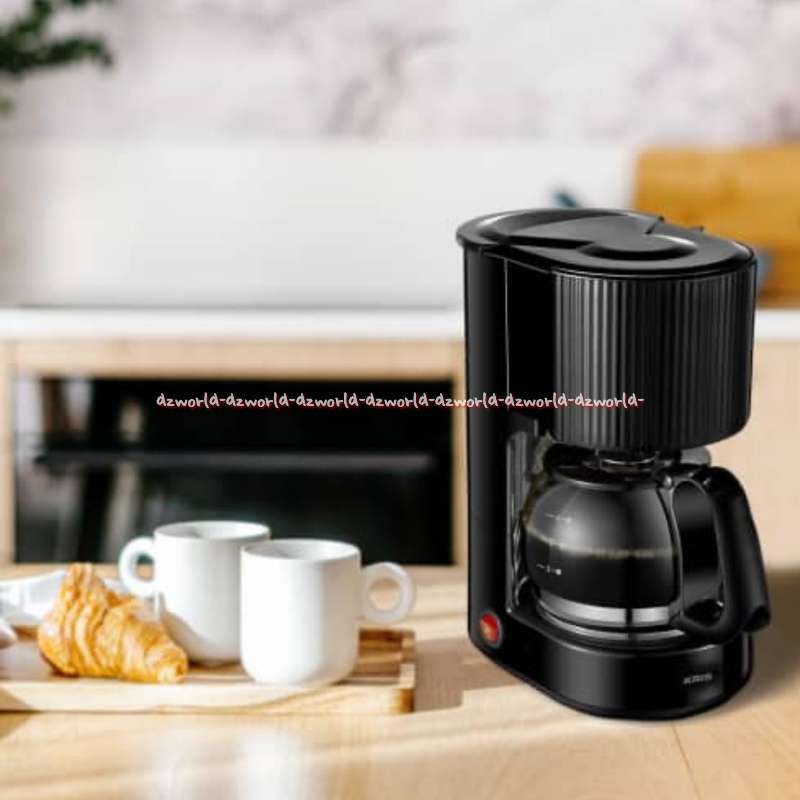 Jual Kris 650ml Coffee Maker With Drip Filter Warna Putih Coklat Hitam ...
