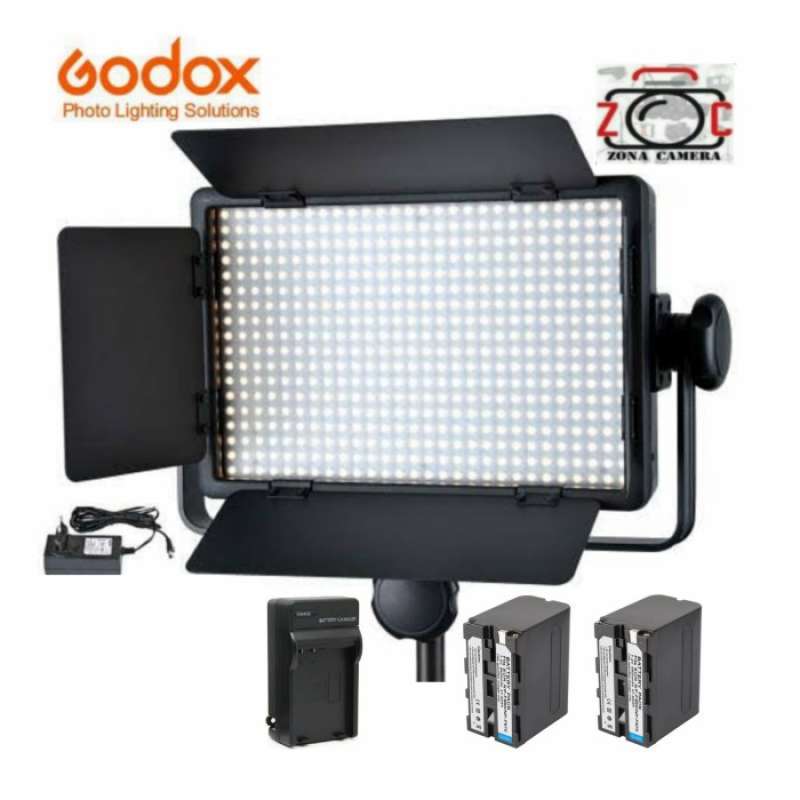 Promo Paket Godox 500c Led Video Light Continuous Panel Lighting Fill ...
