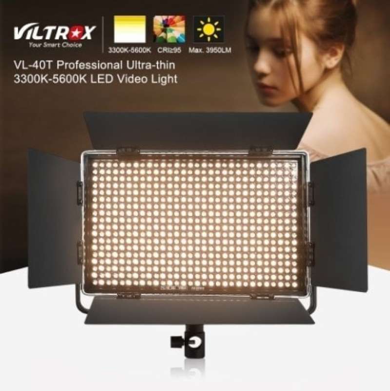 Promo Viltrox Vl-40t Led Video Light Bi-color 3300k-5500k 40t With Bag Diskon 23% Di Seller ...