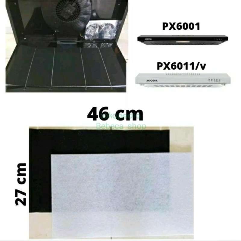 Promo Jual Carbon Filter Matt Lembaran Seri Px 6001 Putih Dan Hitam ...