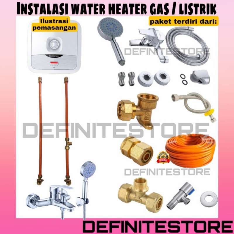 Promo Paket Instalasi Water Heater Gas Listrik Hemat Kdd Baut Semua Merk Diskon 23% Di Seller ...