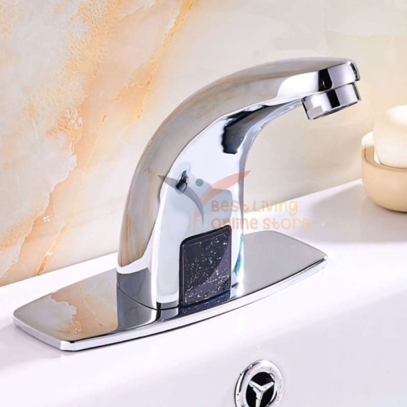 Promo Kran Sensor Kran Wastafel Otomatis Cuci Tangan Brass Ac/dc Diskon ...