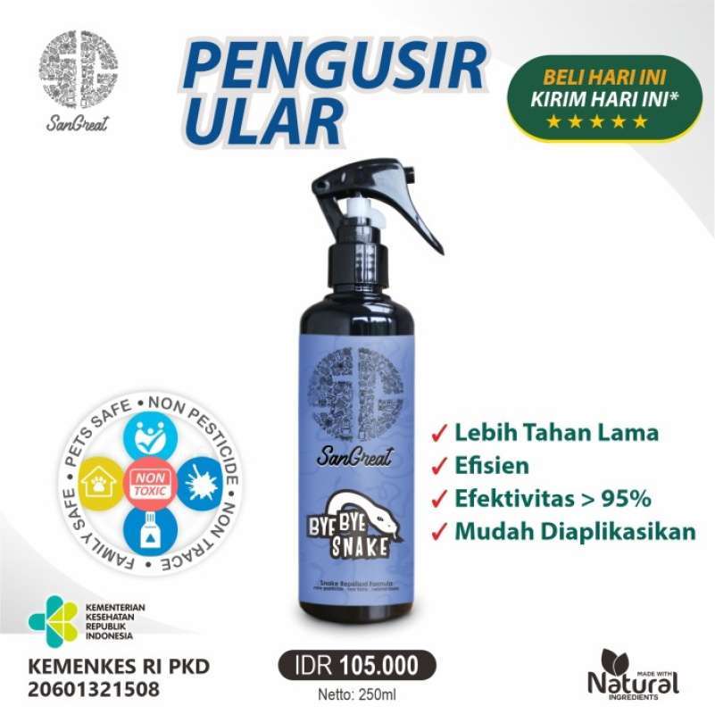 Promo Bye Bye Snake Spray - Spray Pengusir Ular Dan Mencegah Ular 250ml ...