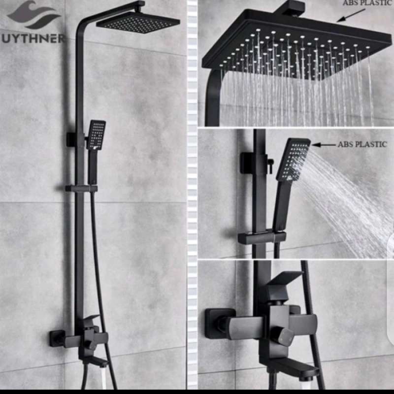 Promo Shower Tiang Coloum Gold Murah/head Shower Tiang/kran Air Panas ...