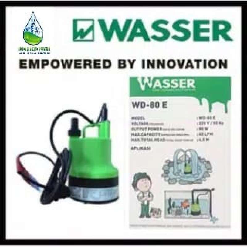 Promo Wasser Submersible Pompa Celup Wasser Wd-80e Submerible Pump ...