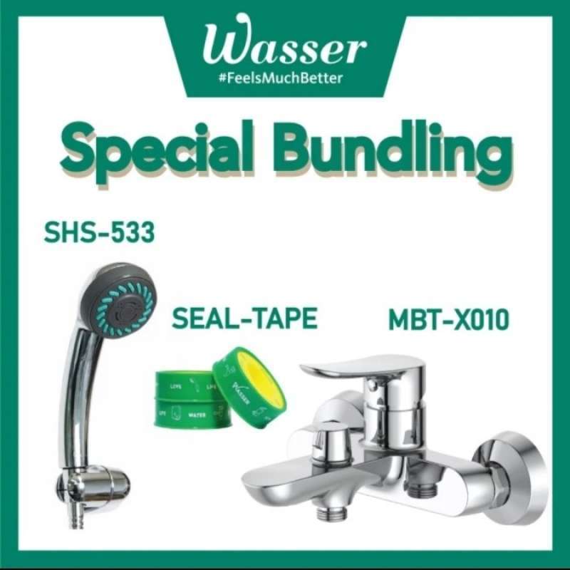 Promo Paket Kran Mixer Bathtub Wasser Mbt X010 Set Hand Shower Wasser ...
