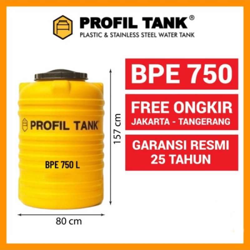 Promo Profil Tank Bpe 750 Kapasitas 750 Liter Tangki Air Toren Diskon ...