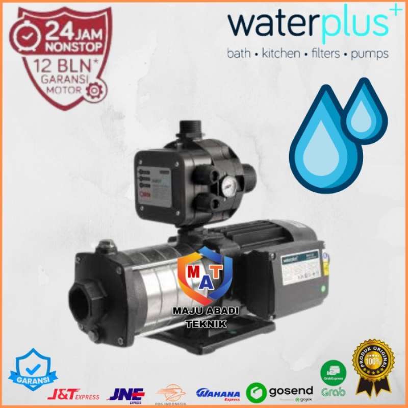 Promo Pompa Booster Dorong Multistage Waterplus+ Mhb 5-51 Complete Set ...