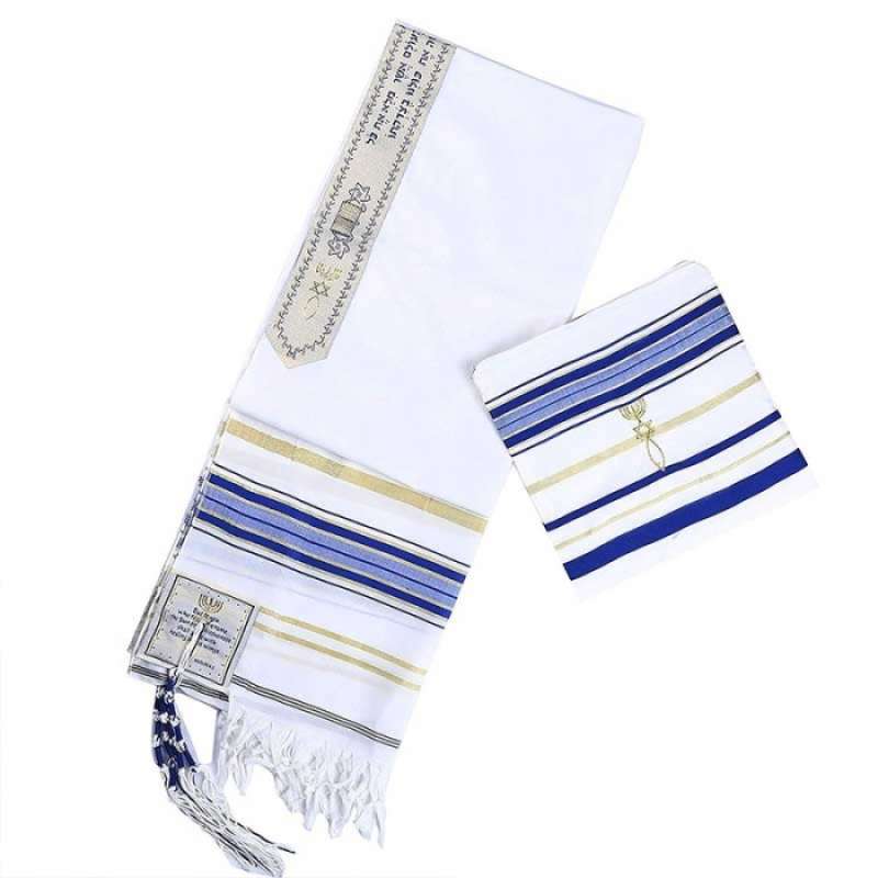 Jual Tallith Shawl Jewish Tallit Syal 60cm Talith Tallith Talitot ...