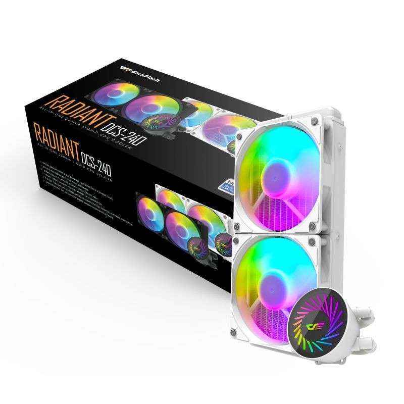 Promo Darkflash Dcs240 Radiant Argb Liquid Cpu Cooler 240mm Diskon 6% ...