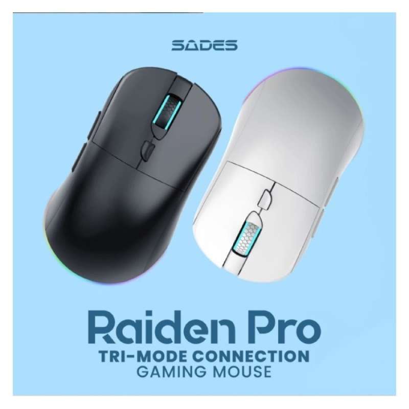 Jual Sades Raiden Pro S33 / S33 Raiden Pro / S 33 Wireless Modular Dual Mode Gaming Mouse ...