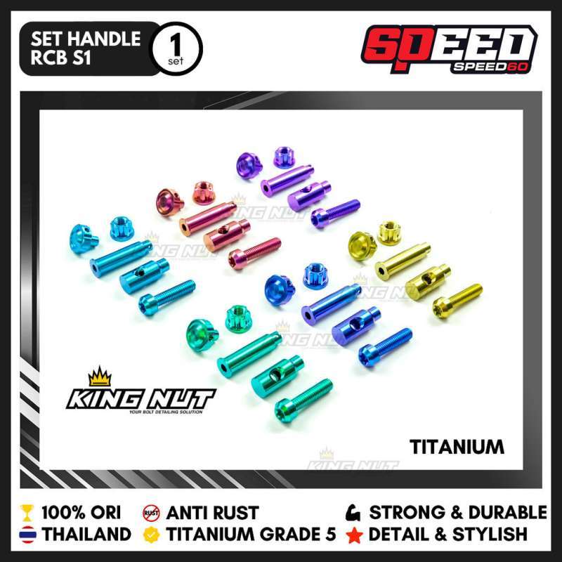 Jual Baut Set Handle Kanan Rcb Isi 5 Baut Titanium Grade 5 Probolt ...