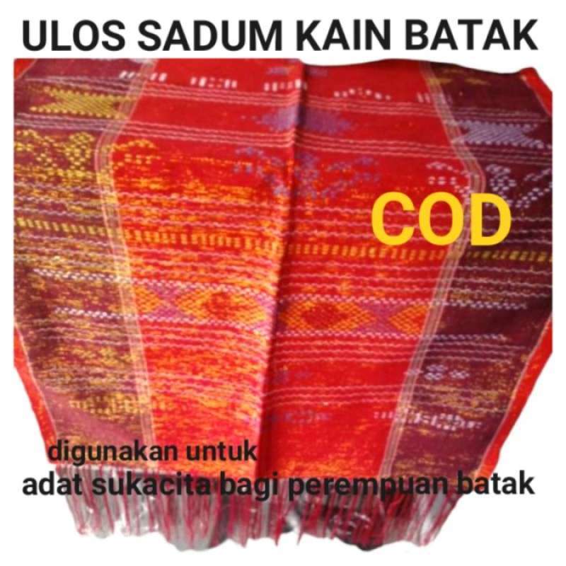 Jual Ulos Batak - Kain Adat Batak - Ulos Sadum - Harga 60 Di Seller ...