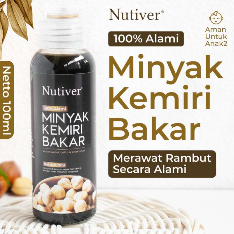 Jual Minyak Kemiri Bakar Perawatan Kulit Kepala & Rambut Alami 100% ...