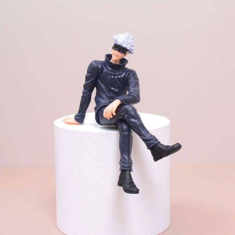 Promo Action Figure Anime Jujutsu Kaisen Gojo Satoru Sit Version ...