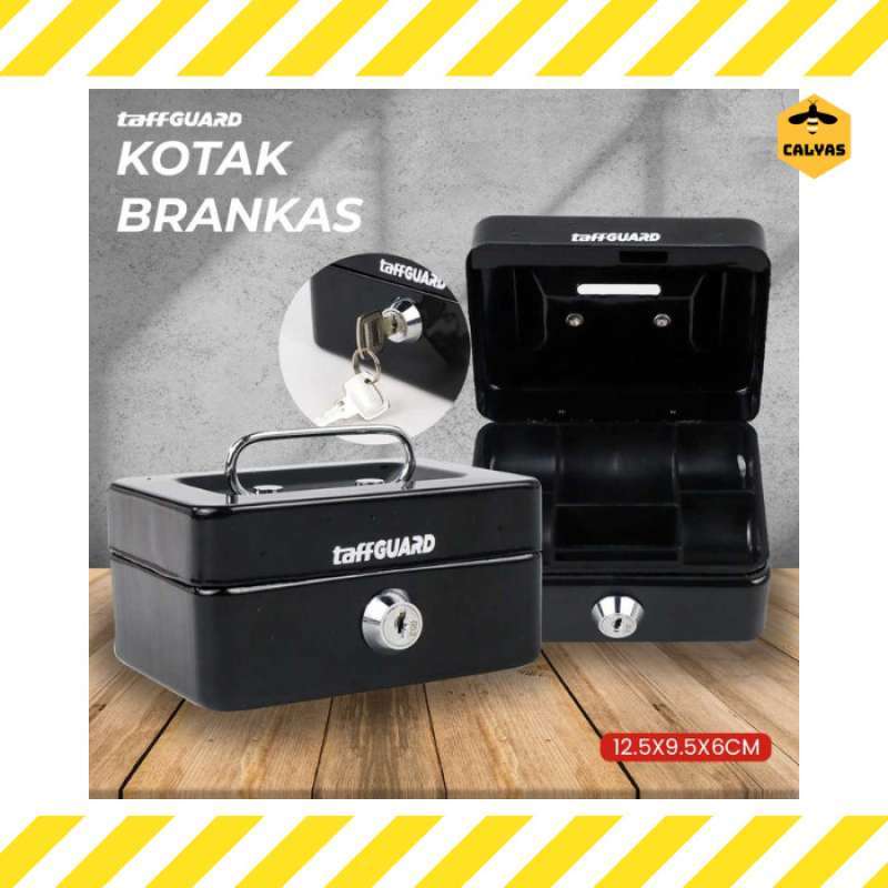 Promo Kotak Brankas Kunci Simpan Uang Cash Safety Safebox Key Lock ...