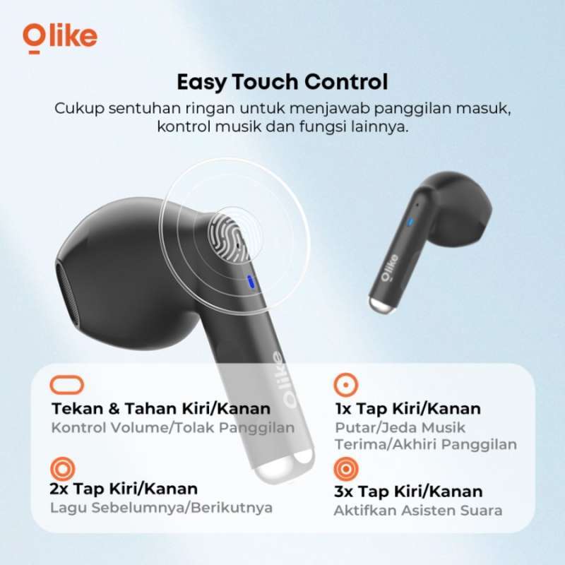 Promo Olike T113 Tws True Wireless Earbuds Headset Bluetooth 5.3 Hifi Bass Max Earphones Ipx4 ...