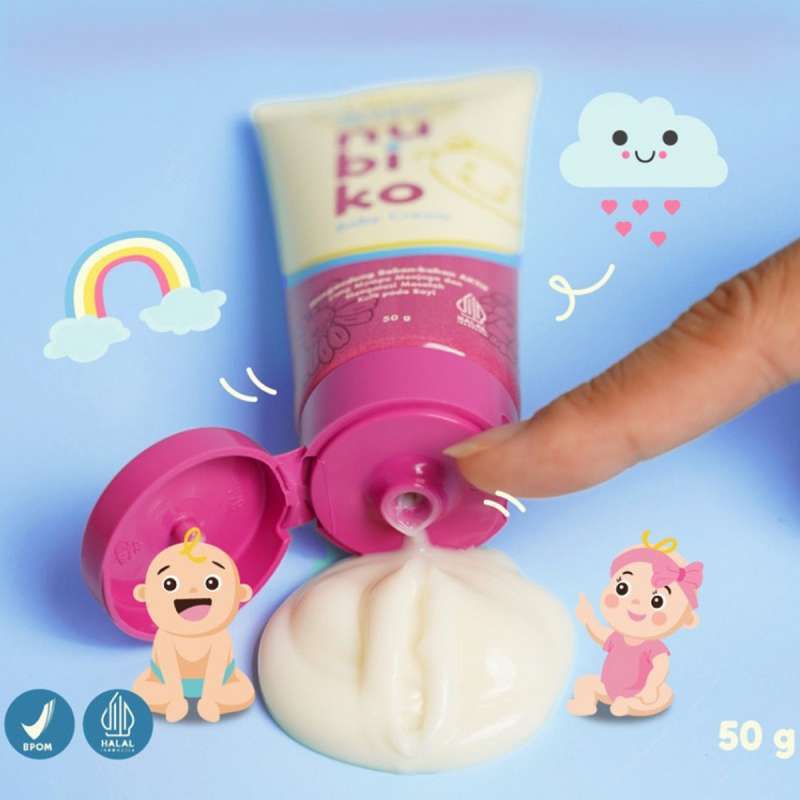 Jual Nubiko Baby Cream 50gr Skincare Krim Ruam Bekas Luka Bayi Anak 50 ...