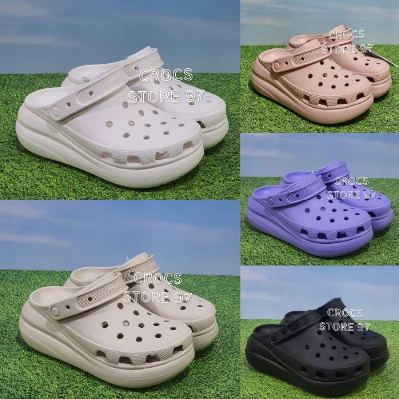 Jual Crocs Crush Clog / Sepatu Sandal Wanita Crocs Classic Crush Clog - 38 Ungu Di Seller Winter ...