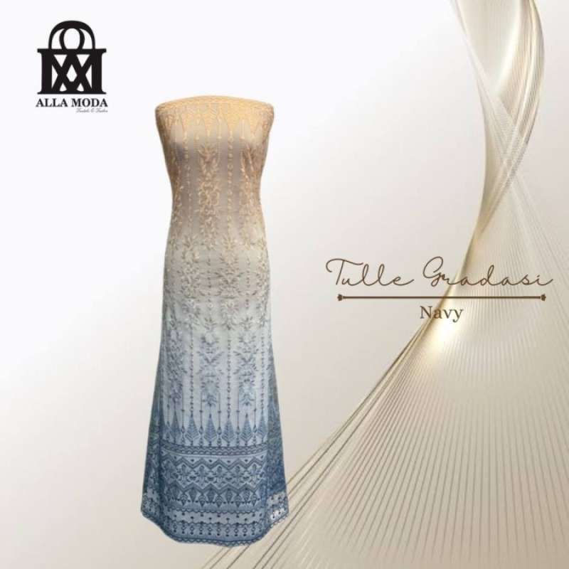 Jual Kain Tulle Gradasi 50cm Kain Tile Bordir Gradasi Kain Brokat ...