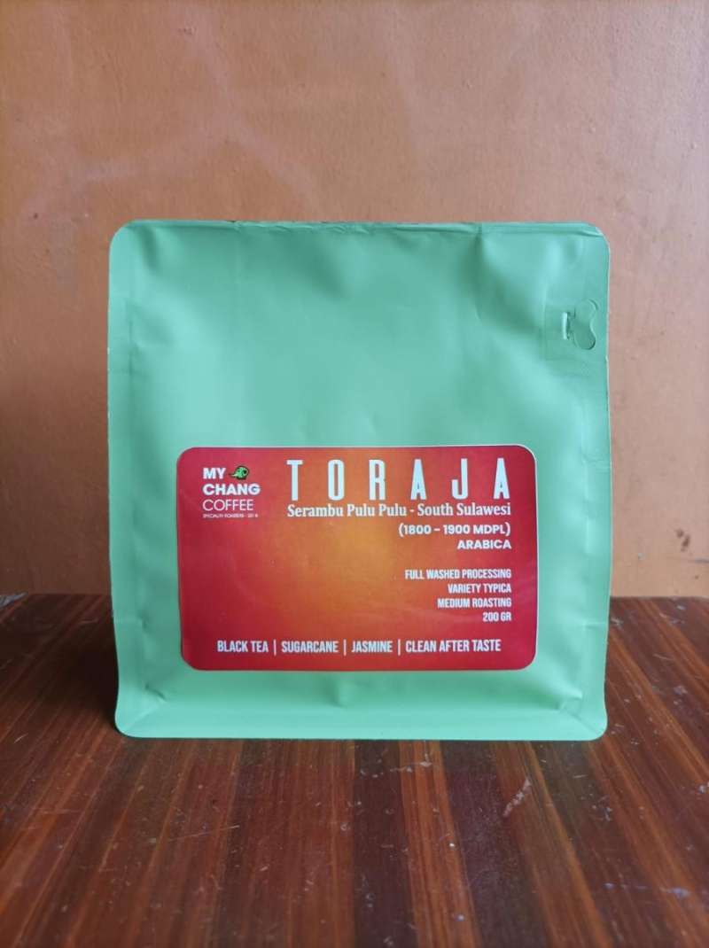 Jual Kopi Arabika Toraja 200 Gram Medium Roast Bean Full Washed Processing Di Seller Gaharu ...