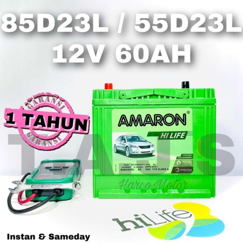 Promo Aki Mobil Toyota Camry Amaron Hi Life 55d23l 85d23l Garansi 1 Tahun Diskon 23% Di Seller ...