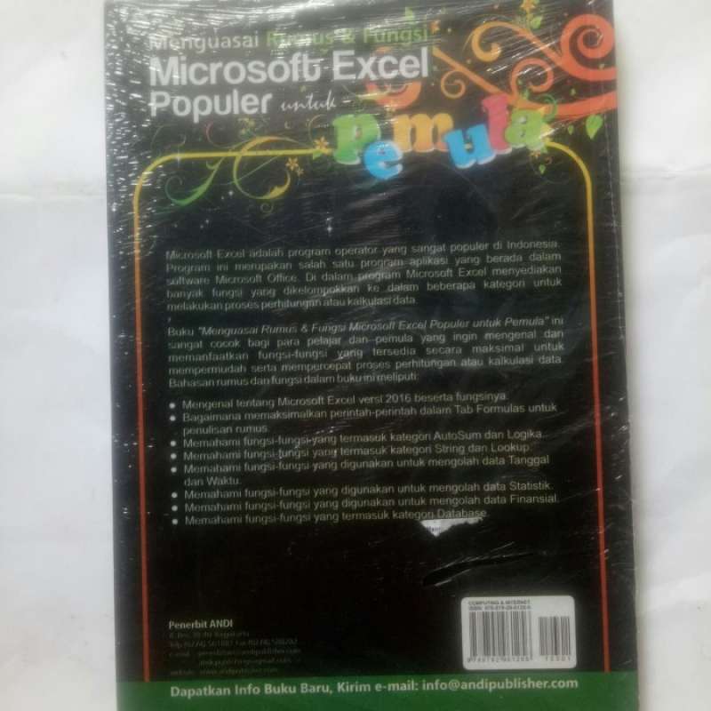 Promo Menguasai Rumus Dan Fungsi Microsoft Excel Populer Untuk Pemula Diskon 23% Di Seller ...
