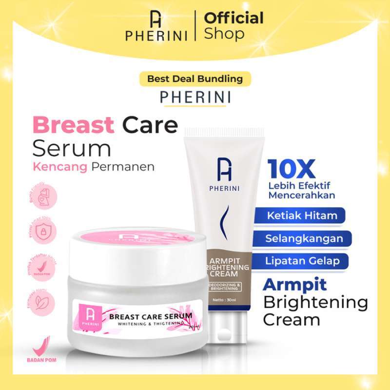 Jual Pherini Breast Care Serum & Armpit Brightening Cream Di Seller Pro ...