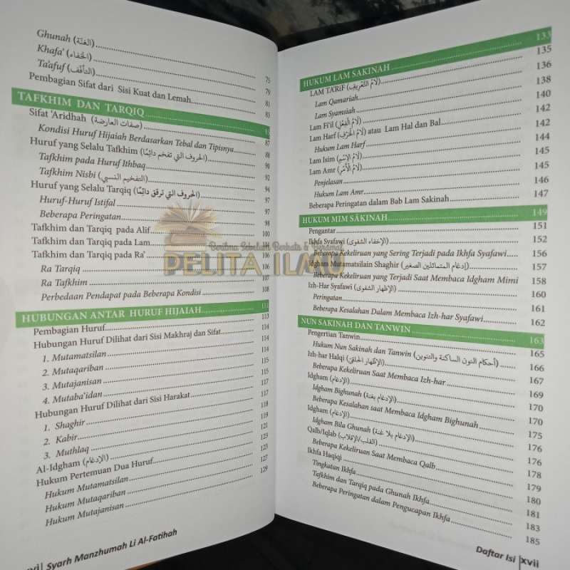 Promo Buku Syarh Manzhumah Al-fatihah Hukum Tajwid Dalam Membaca Al ...