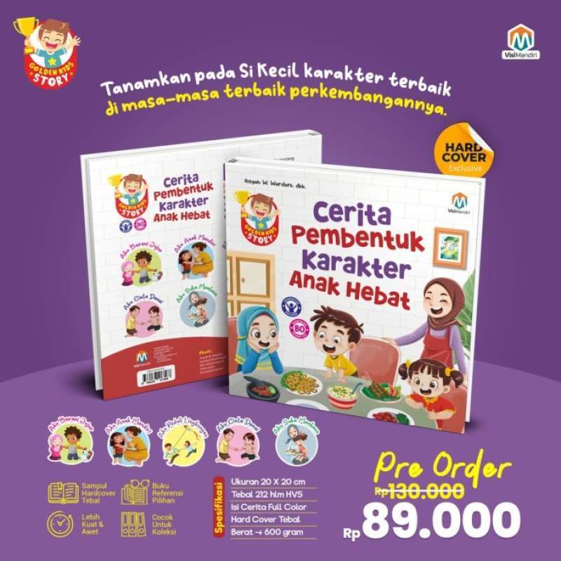 Promo Buku Golden Kids Story: Cerita Pembentuk Karakter Anak Hebat ...