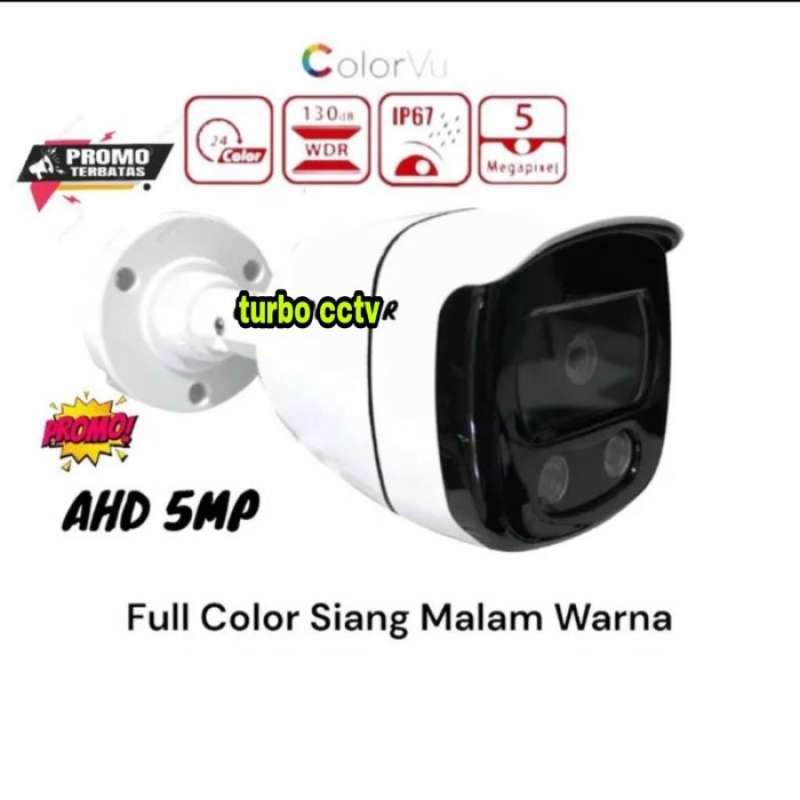 Promo Kamera/camera Cctv Outdoor Full Ahd 5mp 1080p Infrared Colorvu ...