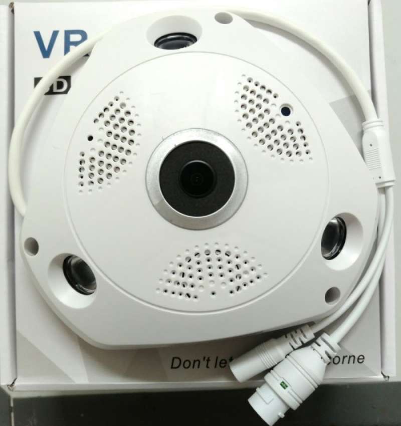 Promo Cctv Wifi Wireless Ip Cam Fisheye 360 3d Vr Ufo Panorama Ir Audio ...