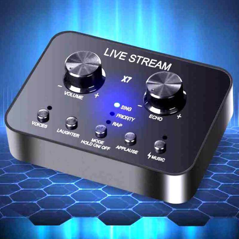 Promo Soundcard External Live Broadcast Usb Live Stream X7 Diskon 23% ...