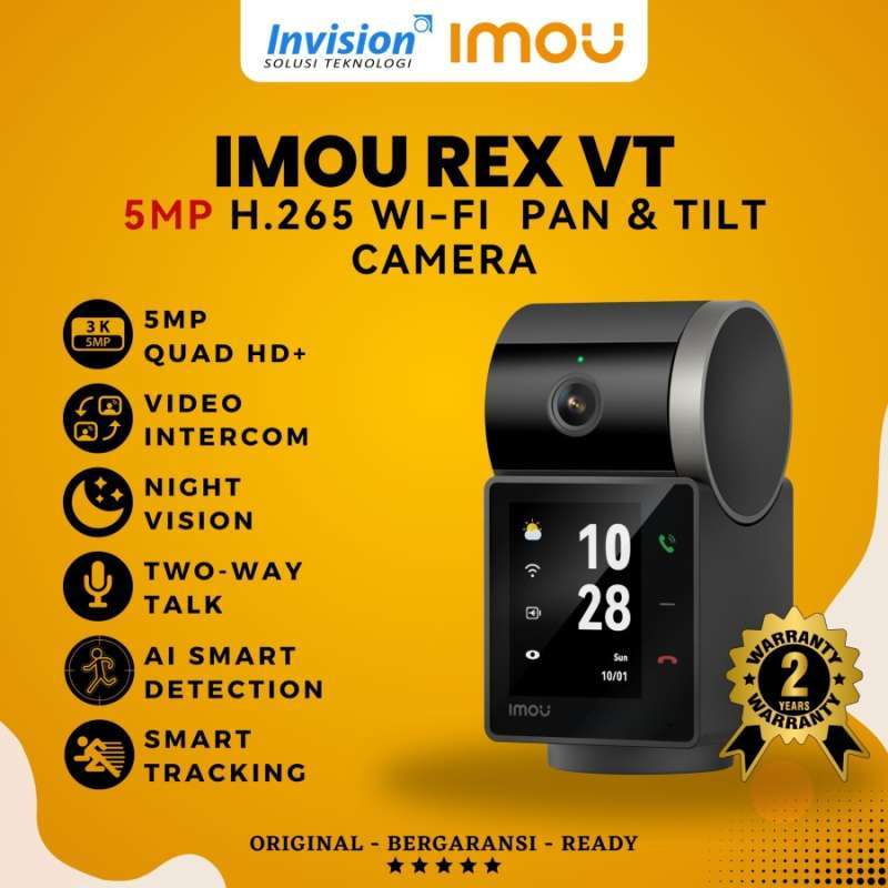 Jual Imou Rex Vt 5mp Human & Pet Detection Abnormal Sound Alarm Ip ...