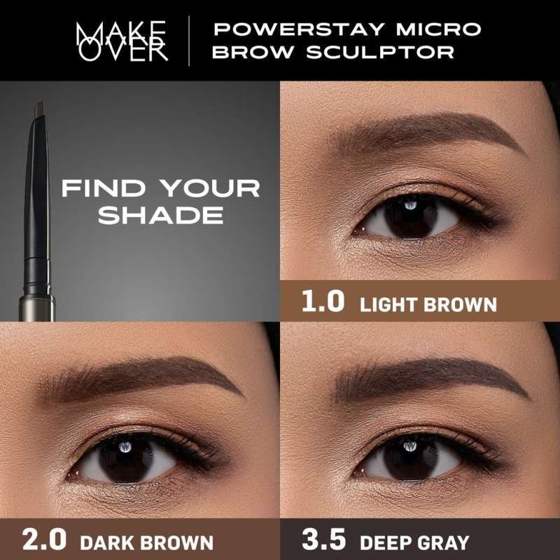 Promo New!! Make Over Powerstay Micro Brow Sculptor Diskon 16% Di ...