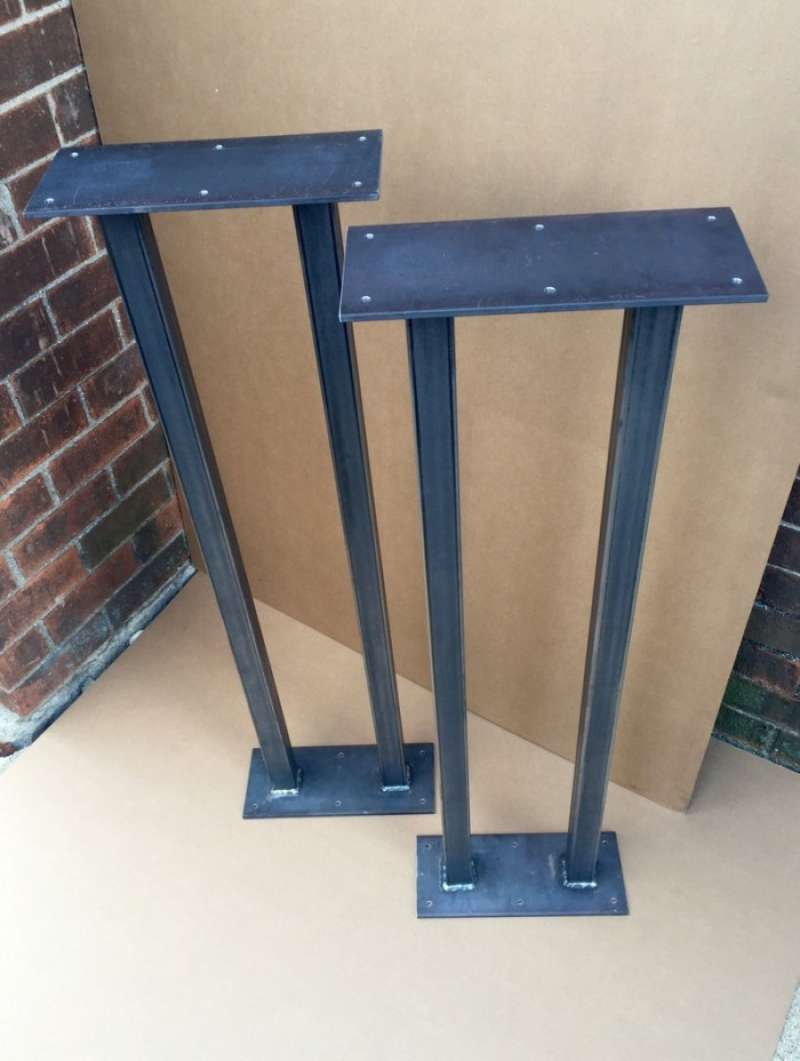 Jual Kaki Meja Besi Industrial - 2 Bars Metal Legs - Heavy Duty Table ...