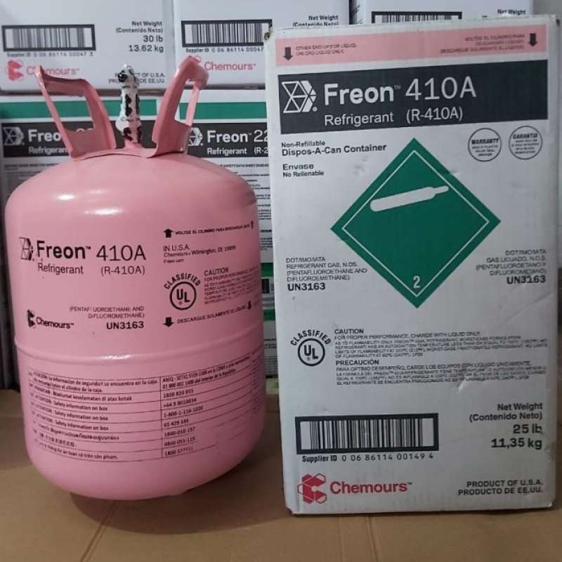 Promo Freon R410a Chemours Usa / Freon Ac R410 Chemours Diskon 23% Di Seller Djaya Mandiri Store ...