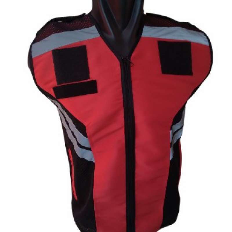 Promo Rompi Touring/rompi Proyek/rompi Safety - Merah, M Diskon 23% Di ...