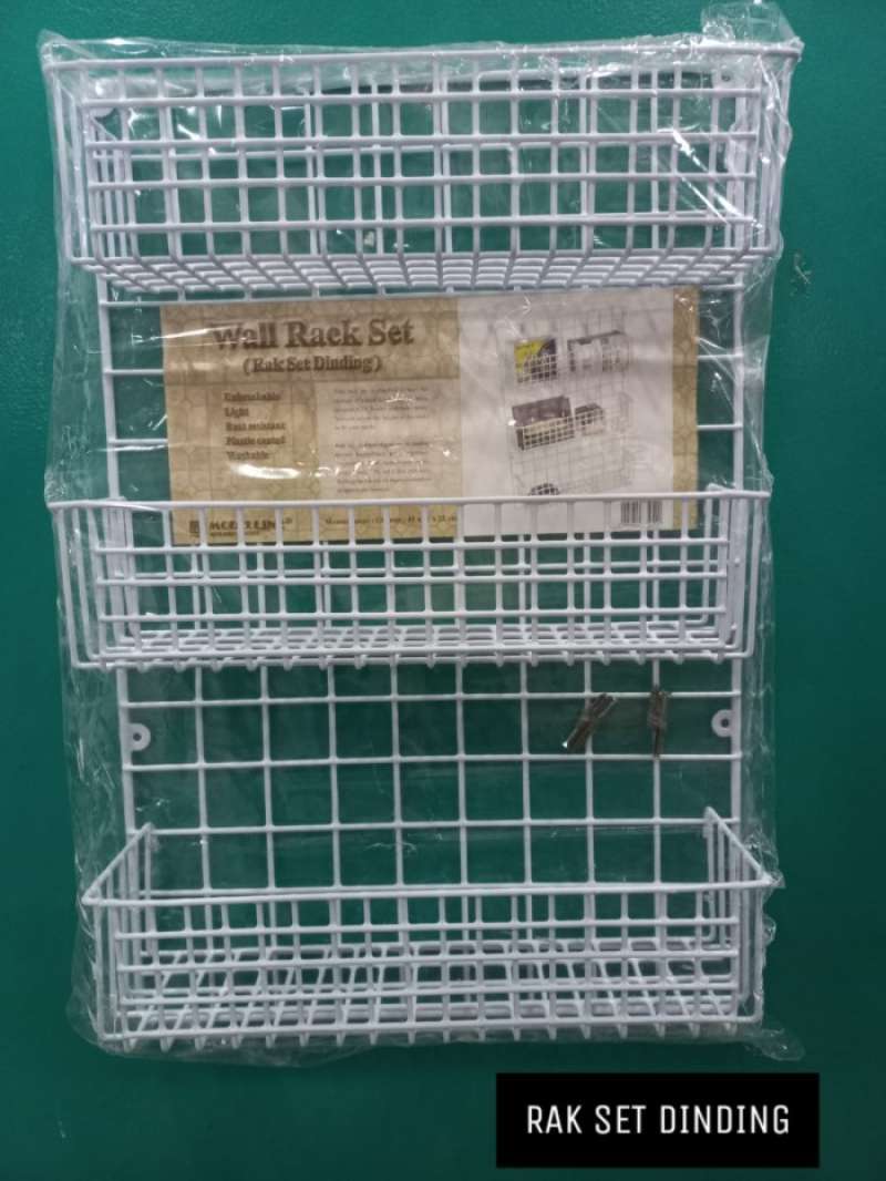 Promo Diskon Modelline Rak Set Dinding Kawat/rak Display Dinding/ Rak ...