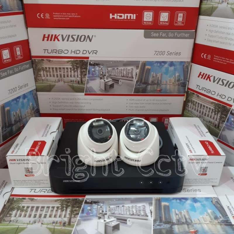 Promo Paket Cctv Hikvision Hybird Camera 4ch 2 Camera 1080p Diskon 23% ...