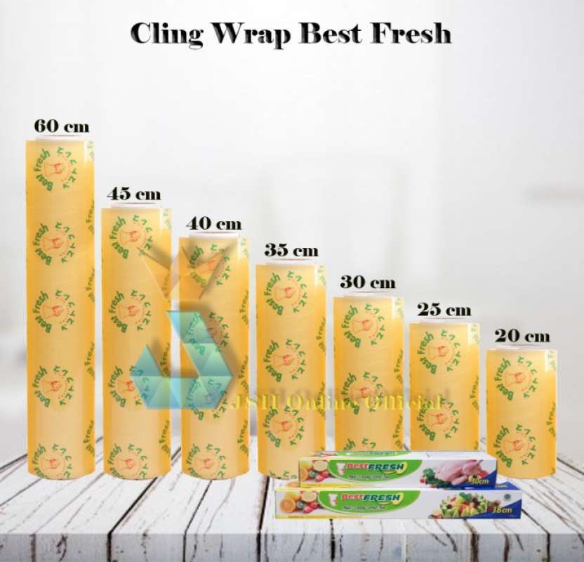 Promo Cling Wrap Best Fresh Premium 45 Cm X 500 M Tebal 20 Micron ...