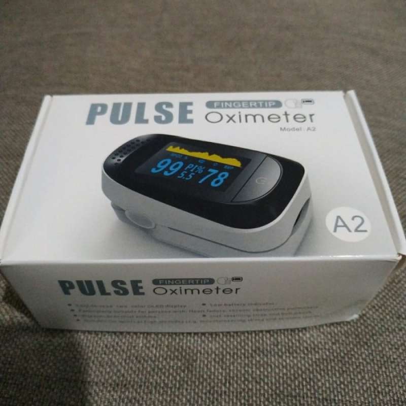 Promo Oximeter Fingertip A2 Oxygen Meter Diskon 33% Di Seller Aninda ...