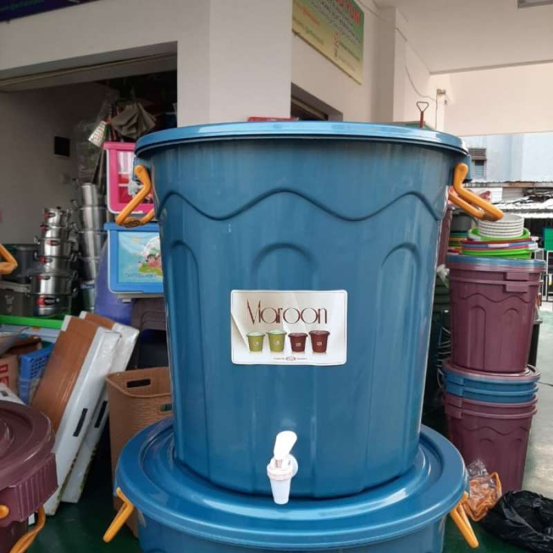 Jual Ember + Kran 30-40-50-60-80-100 Liter Maroon Di Seller Winter - Cengkareng Timur, Kota ...