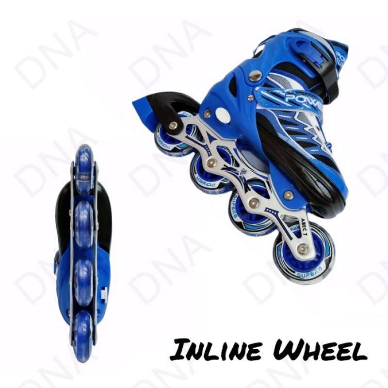 Promo Sepatu Roda Power Superb Bajaj Biru (+ Baut Bajaj) - M Diskon 29% ...