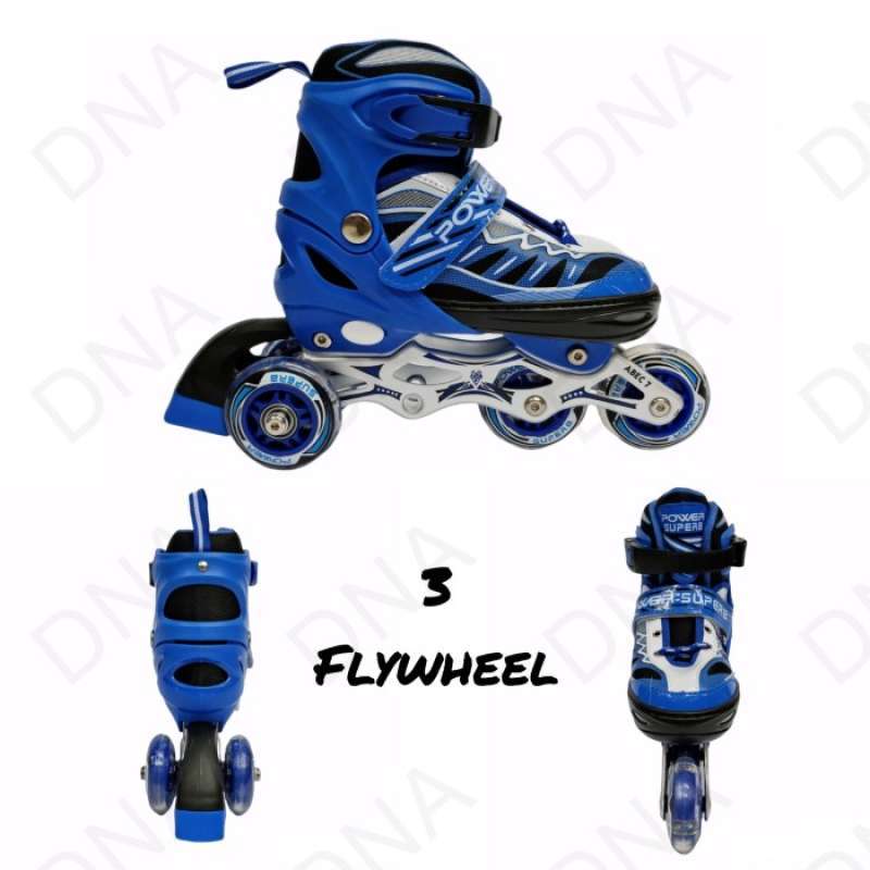 Promo Sepatu Roda Power Superb Bajaj Biru (+ Baut Bajaj) - M Diskon 29% ...