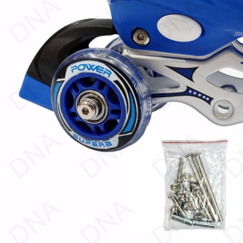 Promo Sepatu Roda Power Superb Bajaj Biru (+ Baut Bajaj) - M Diskon 29% ...