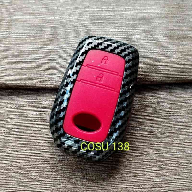 Promo Kunci Mobil Cover Carbon Innova Zenix Type G V 2023 - Merah ...
