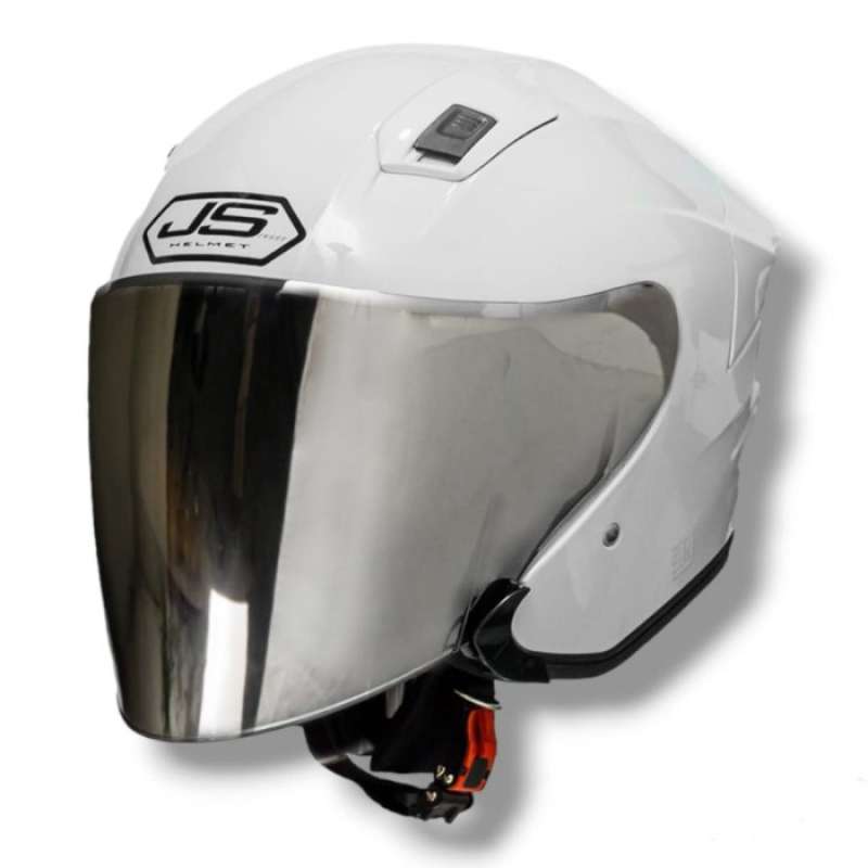 Promo Helm Js Yakuza Helm Half Face Sni - White Glossy, L Diskon 23% Di ...