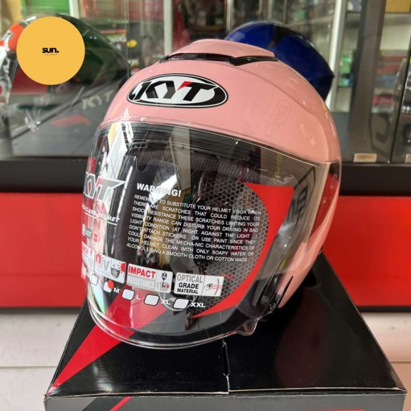 Promo Helm Half Face Kyt Kyoto Solid Light Peach Gloss - Xl Diskon 23% Di Seller Adaperkakas Al ...